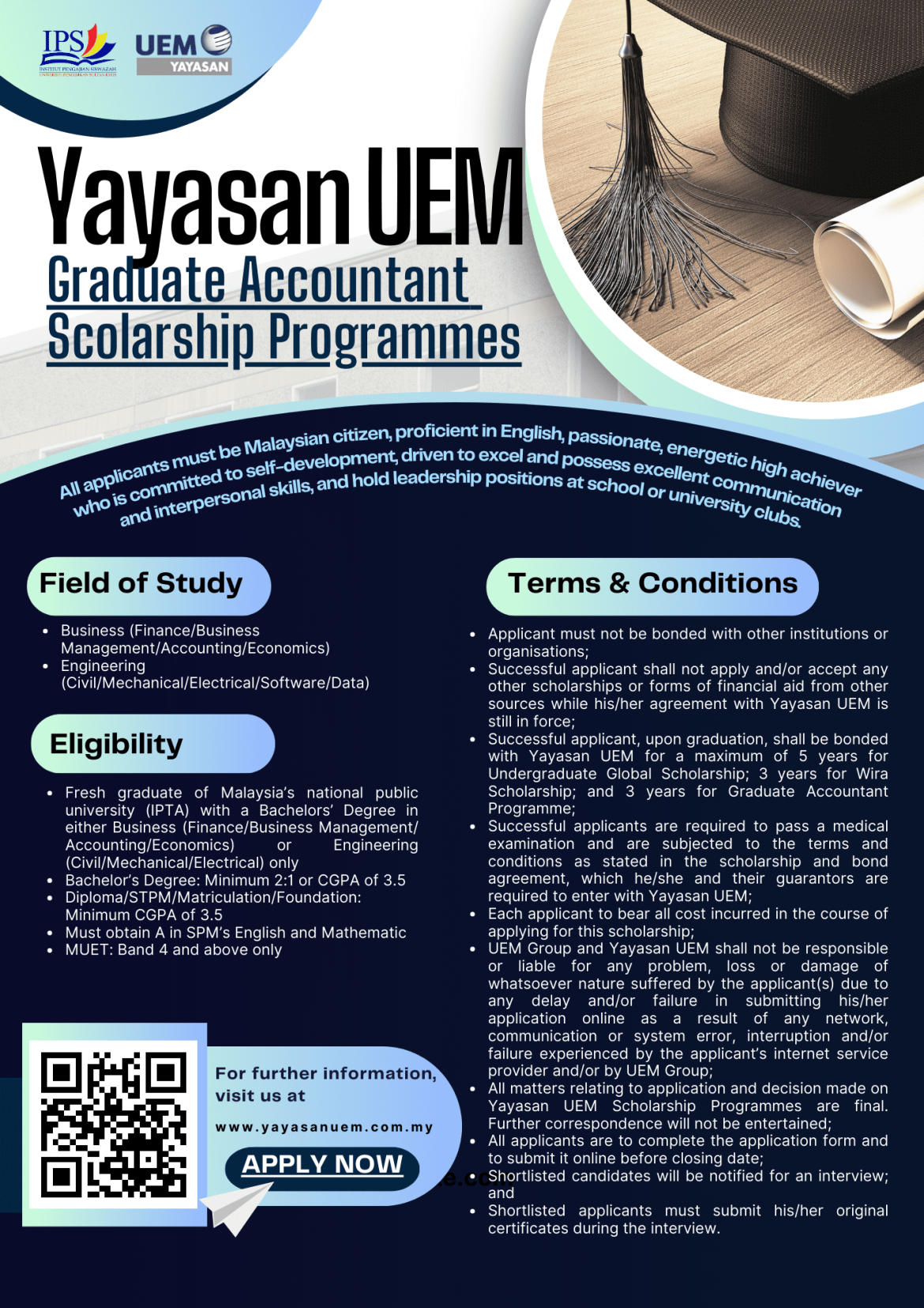 FINANCIAL SUPPORT – UPSI | Institut Pengajian Siswazah